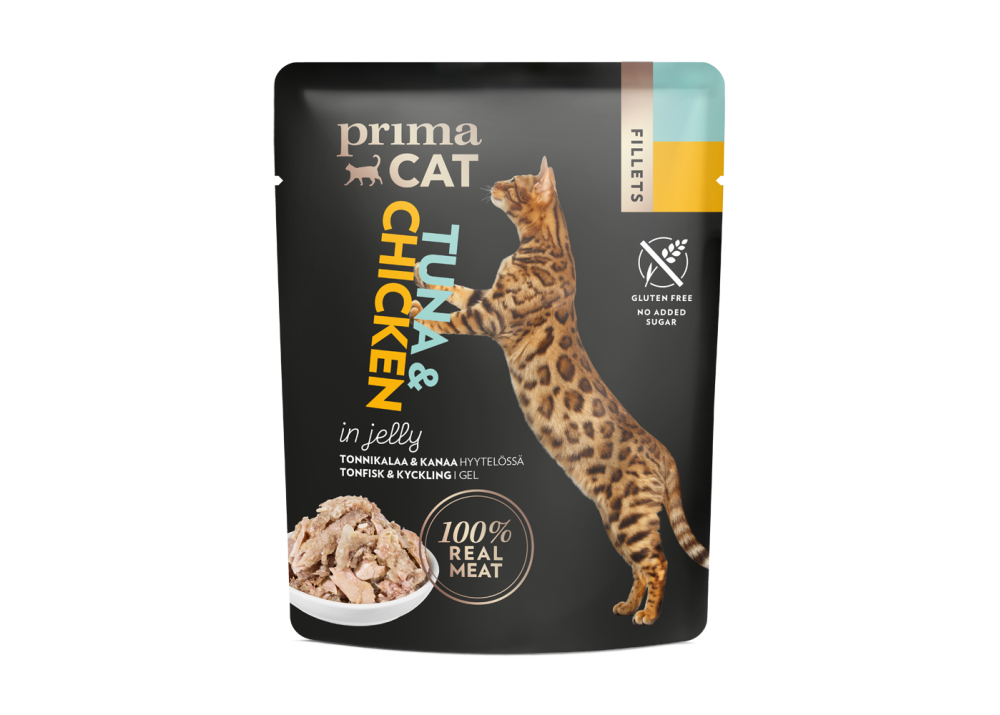 Prima Cat kassi einekotike kanaliha juustuga ja tuunikala-kanaliha ...